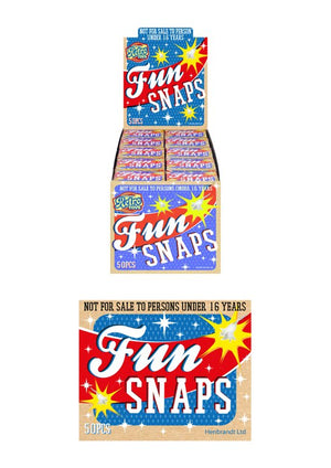 10 x FUN SNAPS BOXES - 50 SNAPS PER BOX
